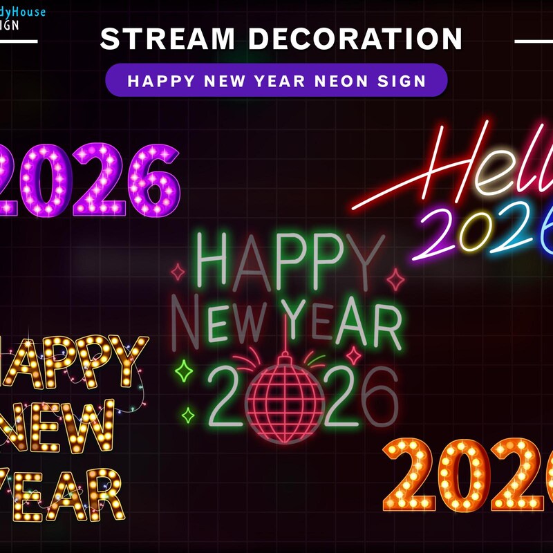 New Year 2026 Neon Sign - Etsy UK