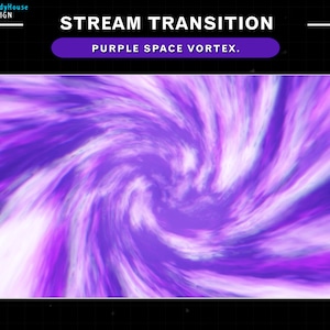 Purple Vortex Energy Transition, Space Vortex Stream Stinger Transition ...