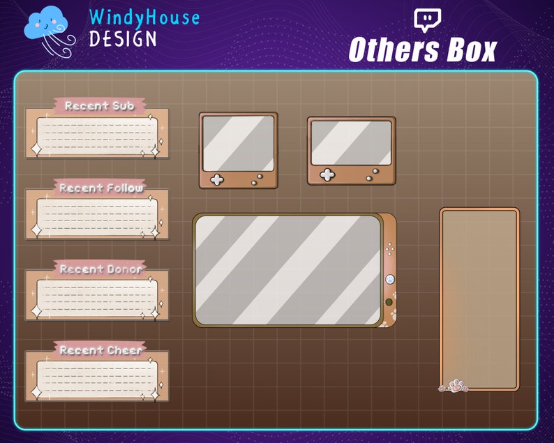Cozy Twitch Overlay Stream Package, Lofi Desk Twitch Overlay, Coffee ...