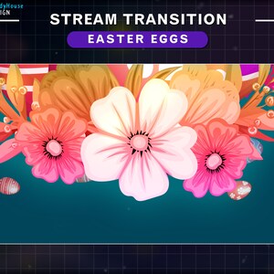 Easter Eggs Stream Transition, Twitch OBS Scenes Stinger, Twitch ...