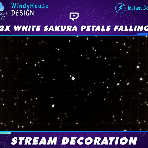 Spirit Blossom Twitch Overlay - Etsy