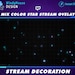 3x Animated Stream Decoration Star Floating Overlay Star - Etsy