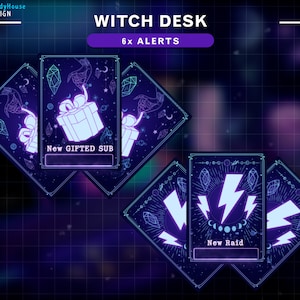 Tarrot Card Twitch Alerts, Stream Elements Alerts, Witchy Aesthetics ...