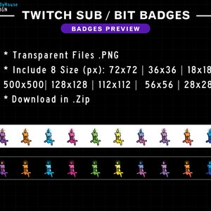 Full Set 30 Candles Twitch Bit Badges / Complete Twitch Bit Badges Set ...