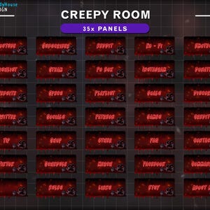 Animated Zombie Twitch Panel, Vampire Stream Panel, Spooky Panel for ...