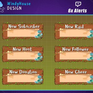 Enchanted Forest Animated Stream Package | Fairy Land Twitch Overlay ...