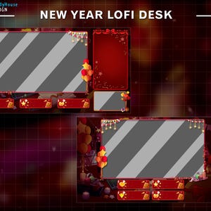 Animated New Year Stream Package, Firework Twitch Overlay, NYE Twitch ...