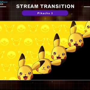 Pikachu Stream Transition, Pokemon Ball Transition, Twitch OBS Scenes ...