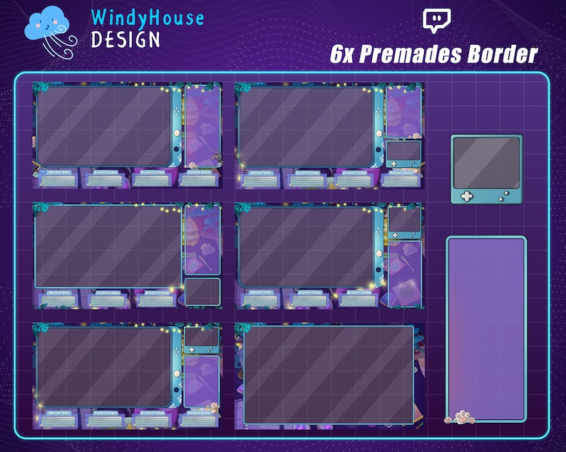 Cozy Twitch Overlay Stream Package Lofi Desk Twitch Overlay - Etsy