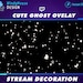 Ghost Falling Twitch Overlay, Flying Down Ghost Twitch Stream ...