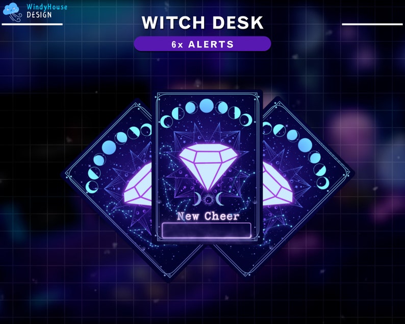 Tarrot Card Twitch Alerts, Stream Elements Alerts, Witchy Aesthetics ...