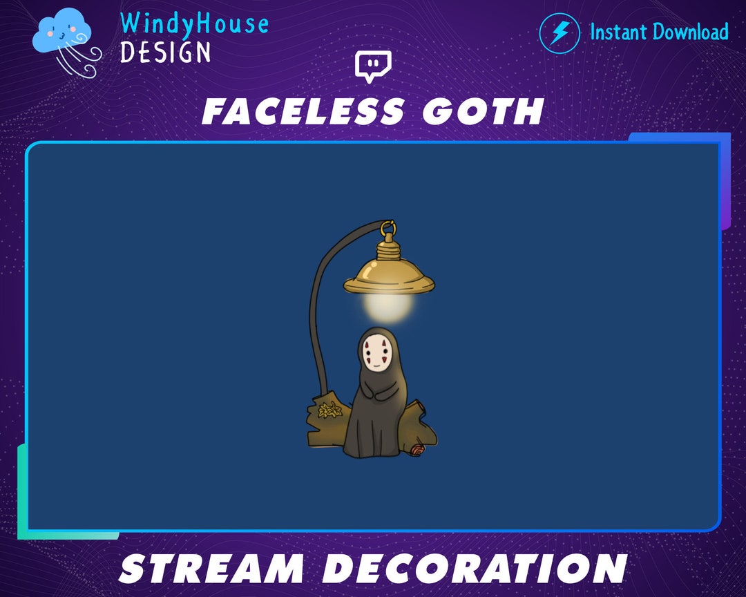 Animated Faceless Ghost Stream Decoration, Witchy, Ghost, Halloween ...