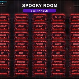 Animated Zombie Twitch Panel, Horror Stream Panel, Spooky Panel for ...