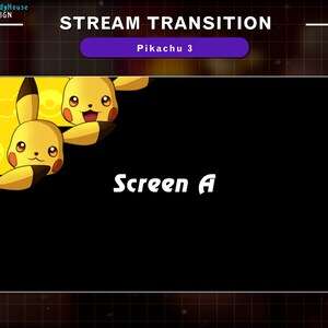 Pikachu Stream Transition, Pokemon Ball Transition, Twitch OBS Scenes ...