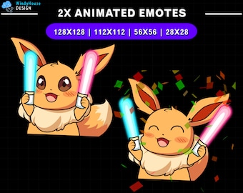 Animated Mocking Eevee Emote for Twitch & Discord - Etsy