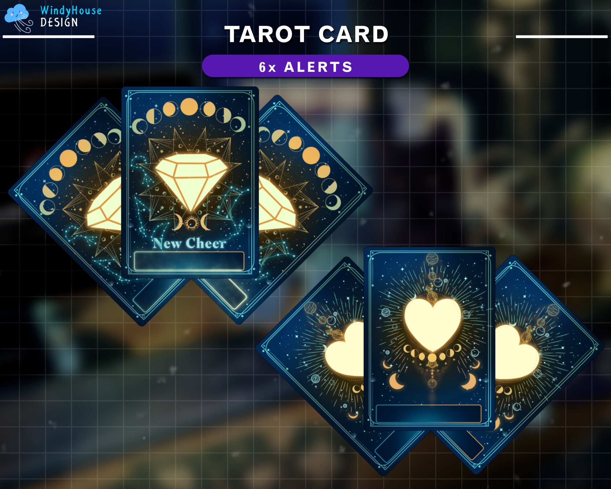 Tarrot Cards Twitch Alerts, Stream Elements Alerts, Witchy Aesthetics ...