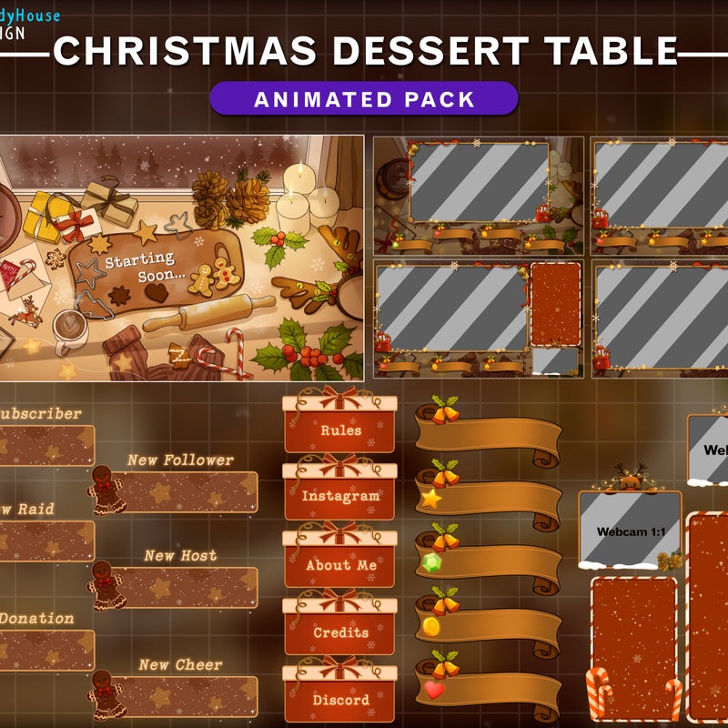 Holiday Table Overlay - Etsy