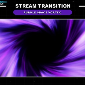 Purple Vortex Energy Transition, Space Vortex Stream Stinger Transition ...