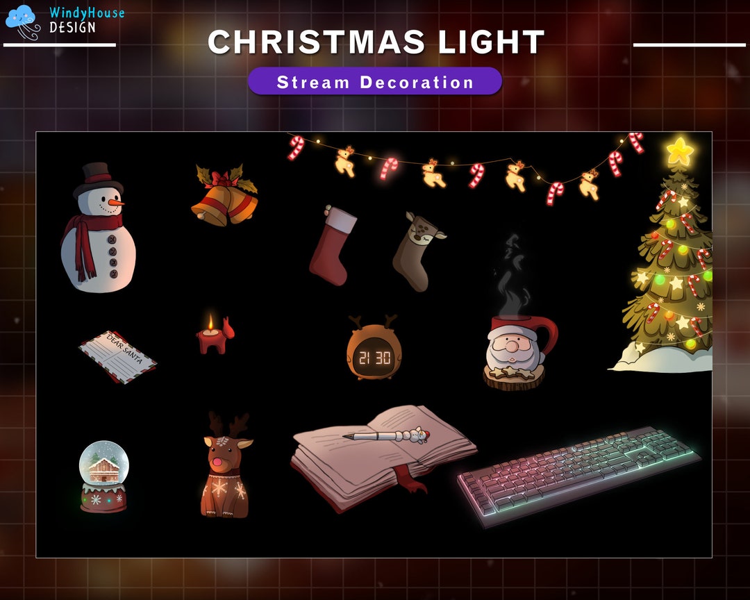Animated Christmas Collection Stream Decoration, Christmas Tree ...