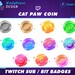 12x Colorful Coin Twitch Sub Badges, Money Bit Badges Set, Twitch Tier ...