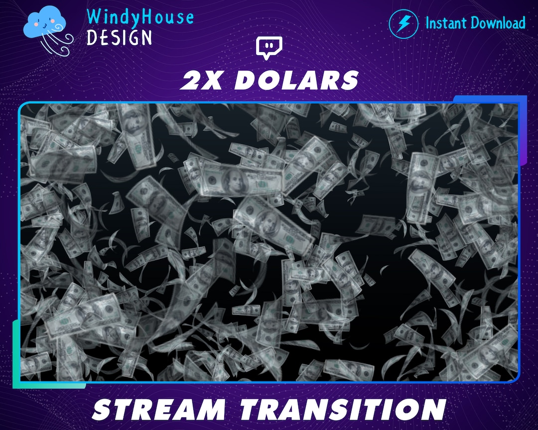 2x Money Stream Transition, Dollars Transition, Money Explode, Twitch ...