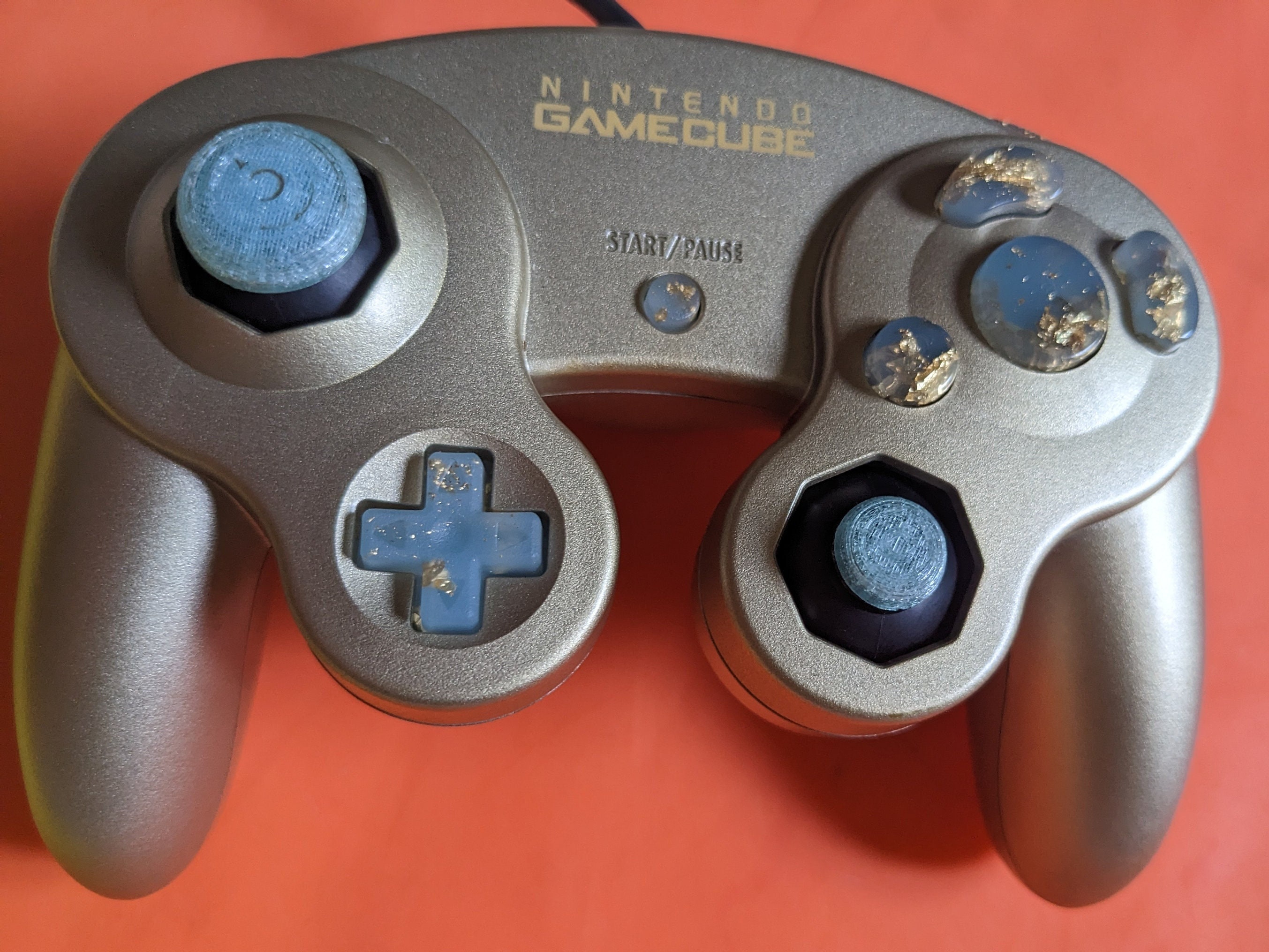 Gold Custom Modded Gamecube Controller - Etsy