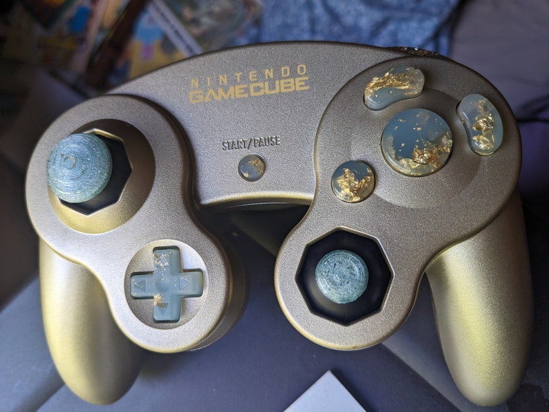 Gold Custom Modded Gamecube Controller - Etsy