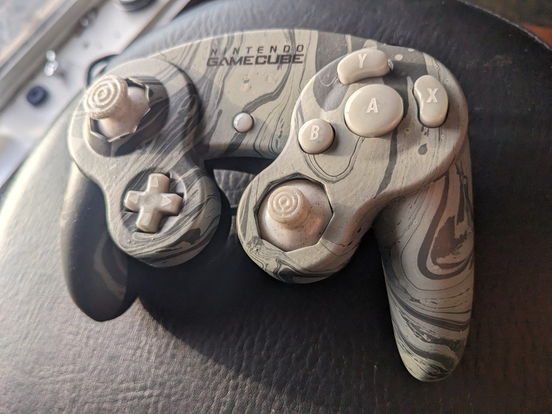 Granite Custom Gamecube Controller - Etsy