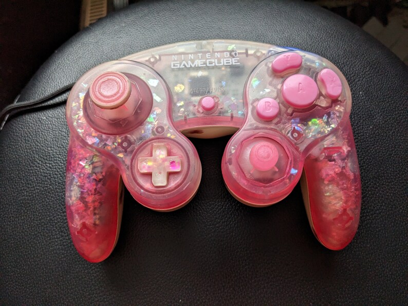 Custom Clear Pink Gamecube Controller - Etsy