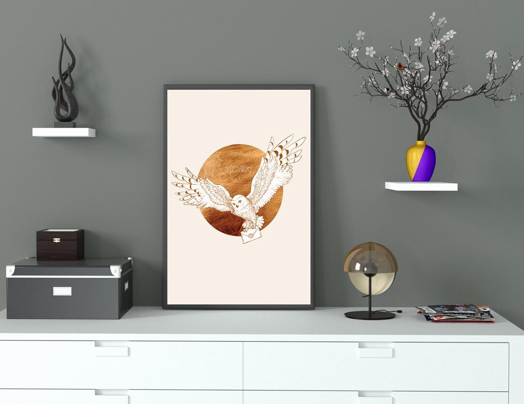 Harry Potter™ - Hedwig and the Letter Wall Decor Poster - Etsy