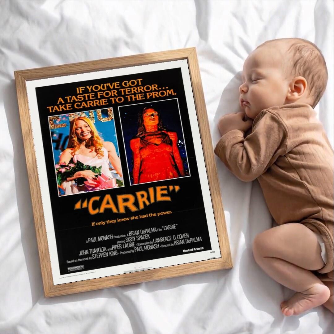 Carrie 1976 Movie Poster Classic Movie Carrie Poster Vintage Photo ...