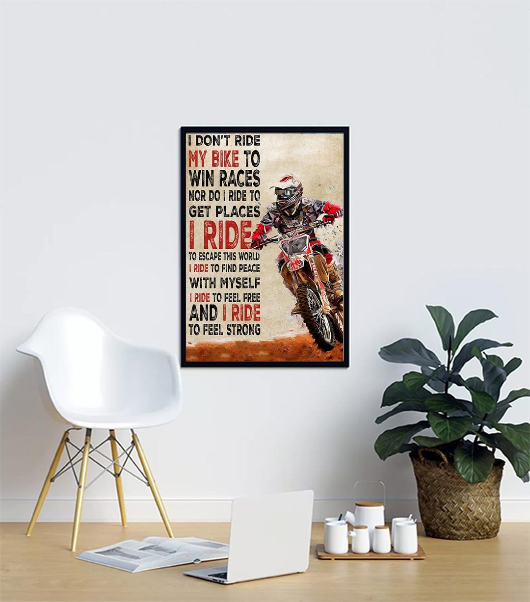 Biker-on-motorbike-i-dont-ride-my-bike-to-win-races-nor-do-i-ride-to ...