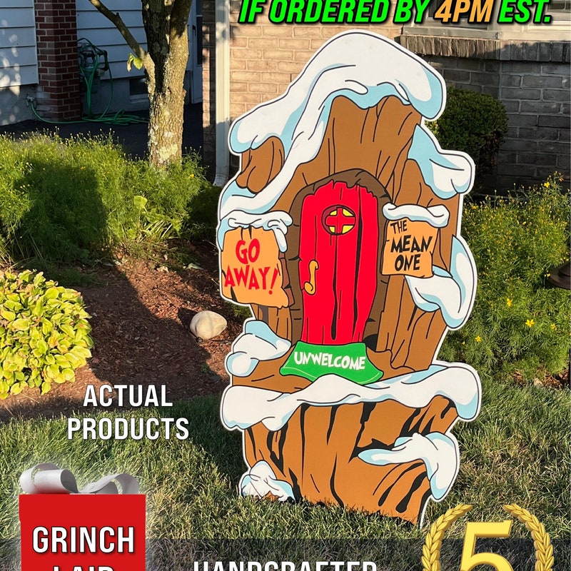 Grinch's Lair Sign Printable - Etsy