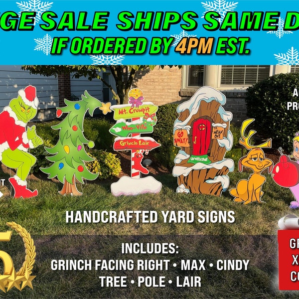 Wooden Grinch Dog - Etsy