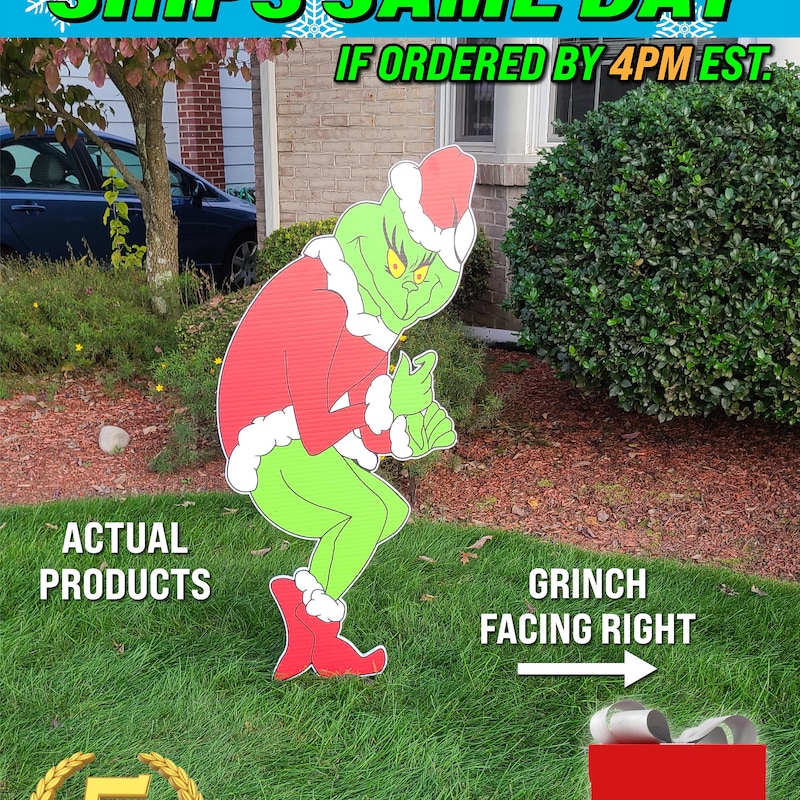 Yard Art Christmas Sign - Etsy