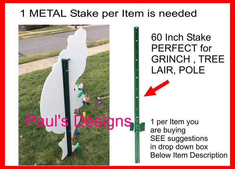 Metal Mounting Stake - Etsy