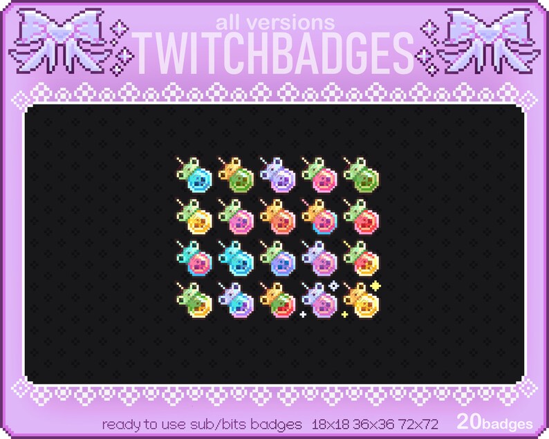 Twitch Badges Frog Boba Soda for Twitch | Cute Frog Themed Drink, Boba ...