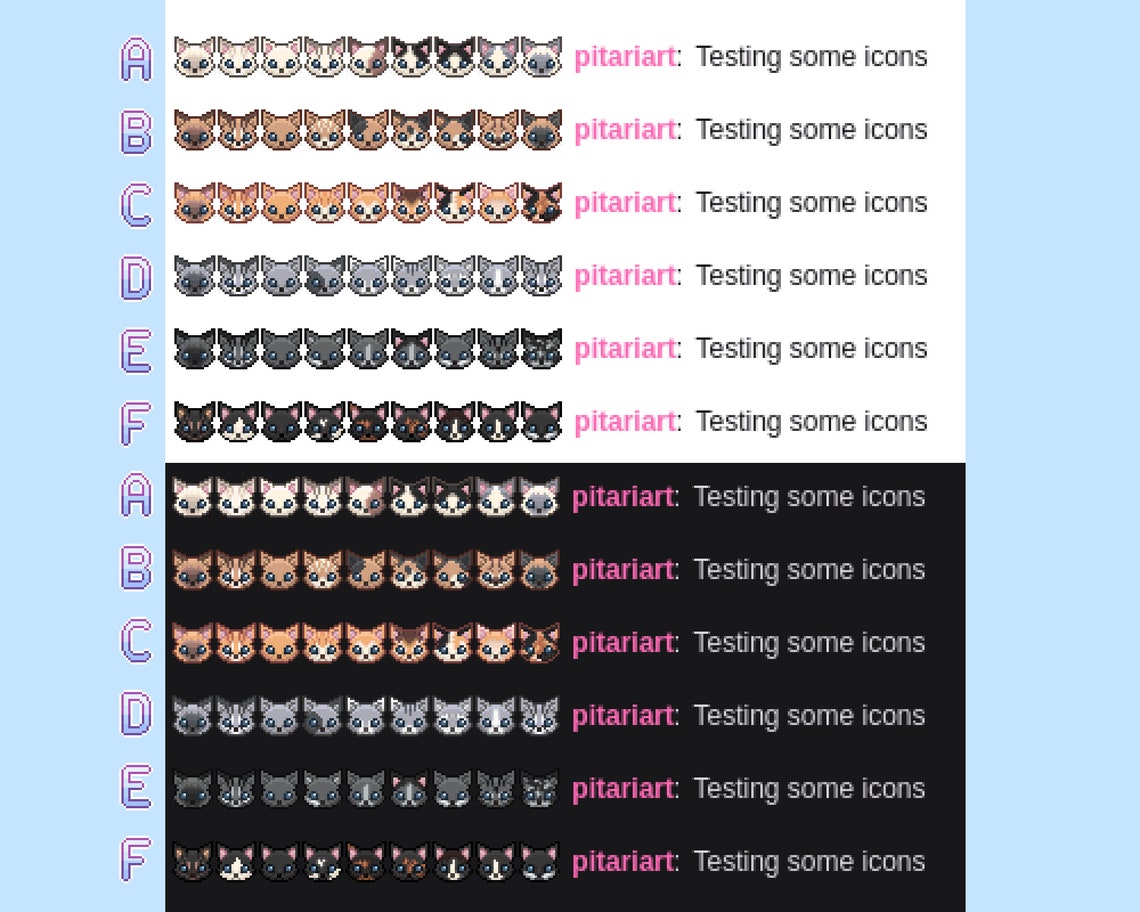 Twitch Badges 5x Cute Cats Sub/bit Badges for Stream Made to - Etsy