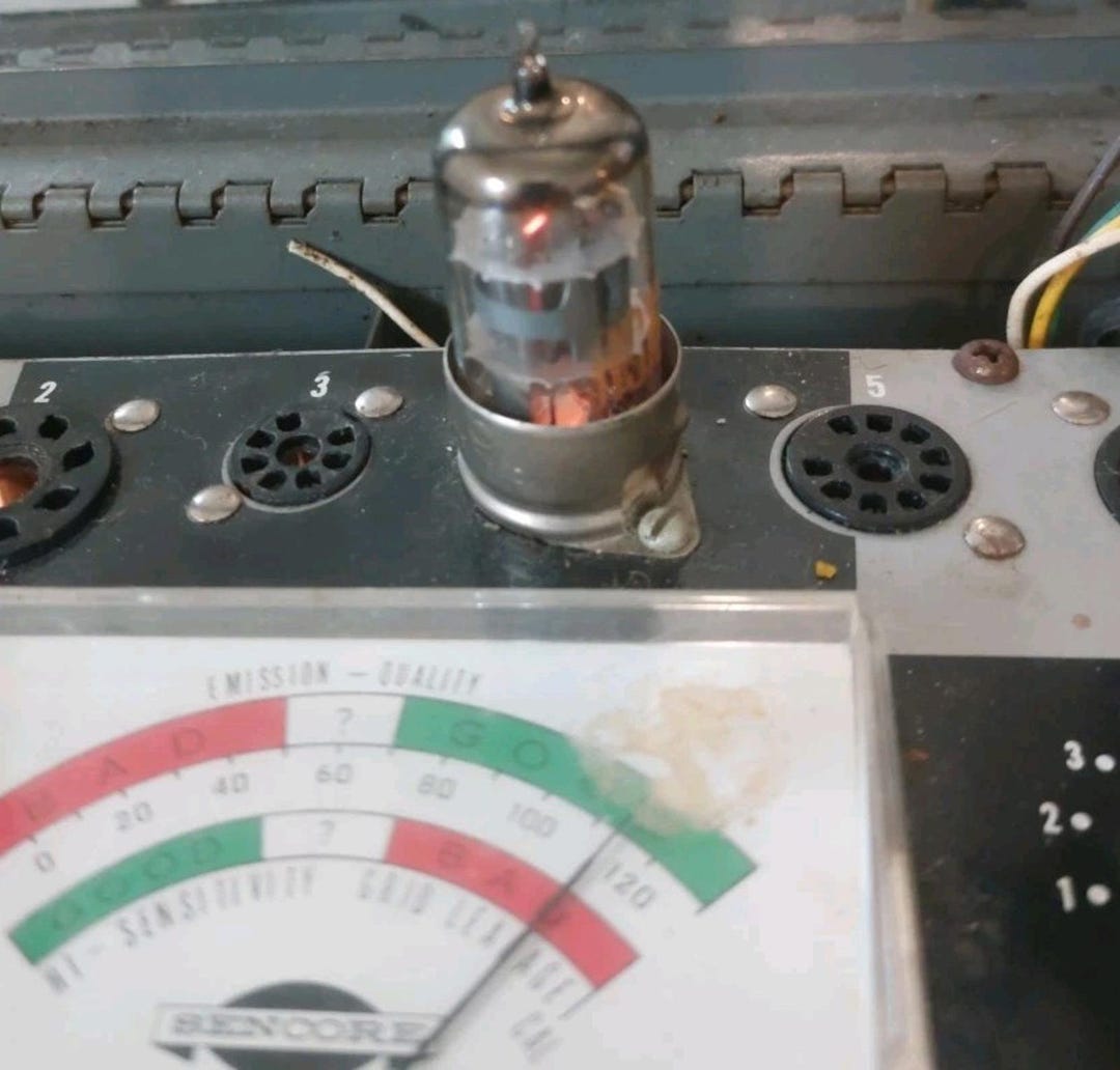 RCA 6U8A / 6GH8A – Balanced Triodes 112/113 – NOS Test – Vintage Tube W ...