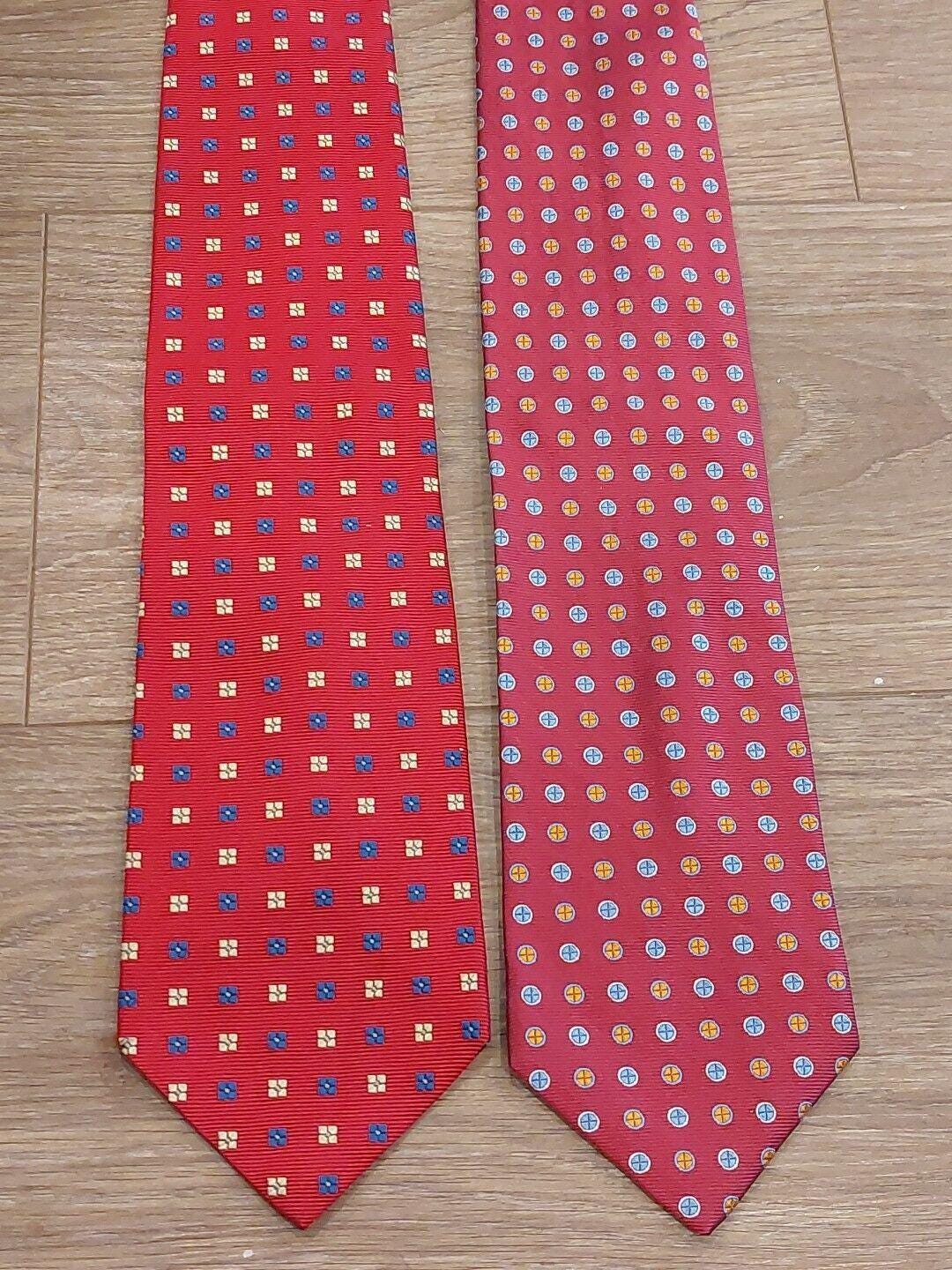 Lot of 2 Harold Powell Red Silk Ties 4x62 - Etsy