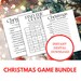 Christmas Game Bundle ICEBREAKERS for Holiday Parties. Digital Download ...