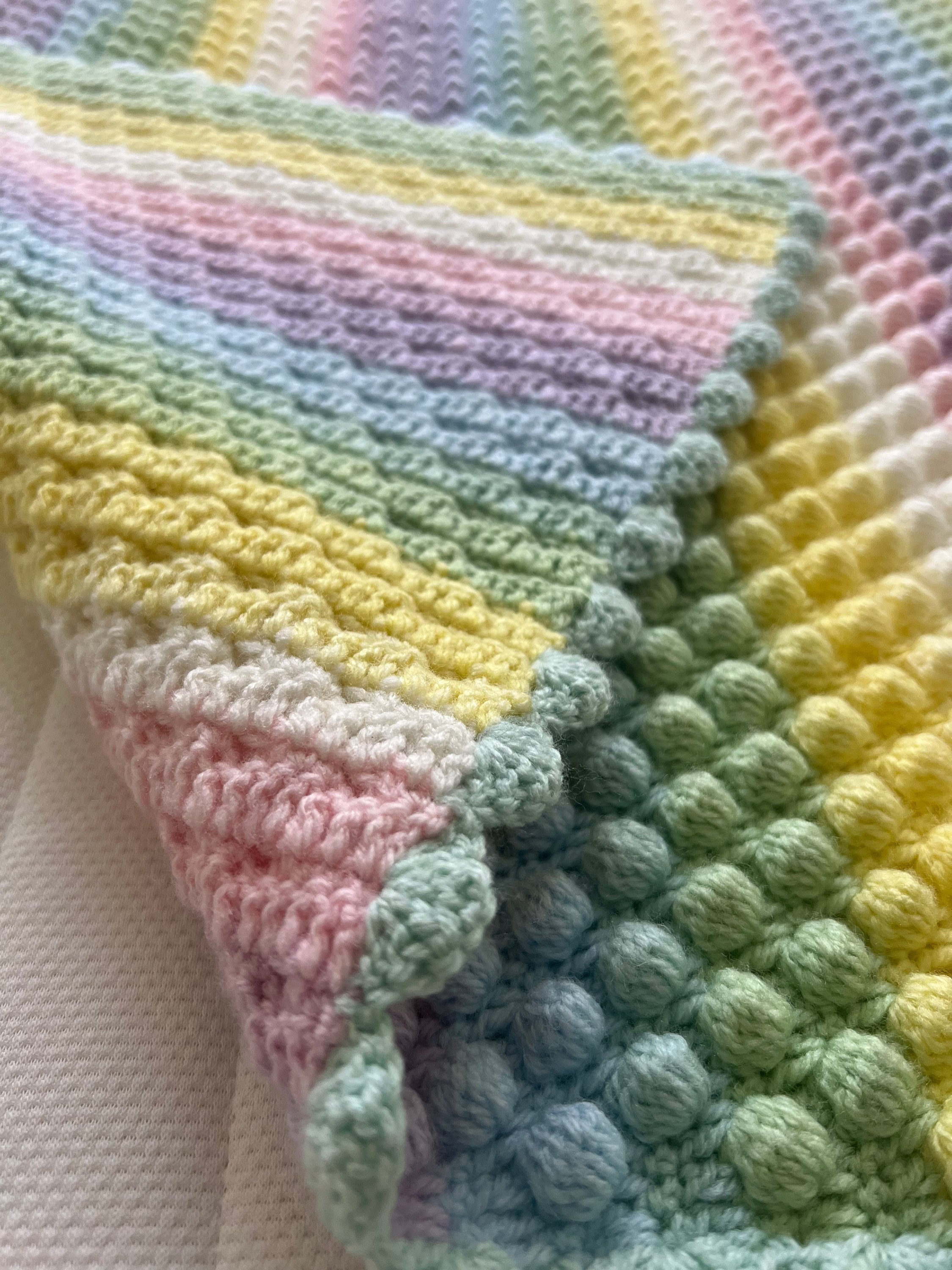 Handmade Croched Baby Blanket - Etsy