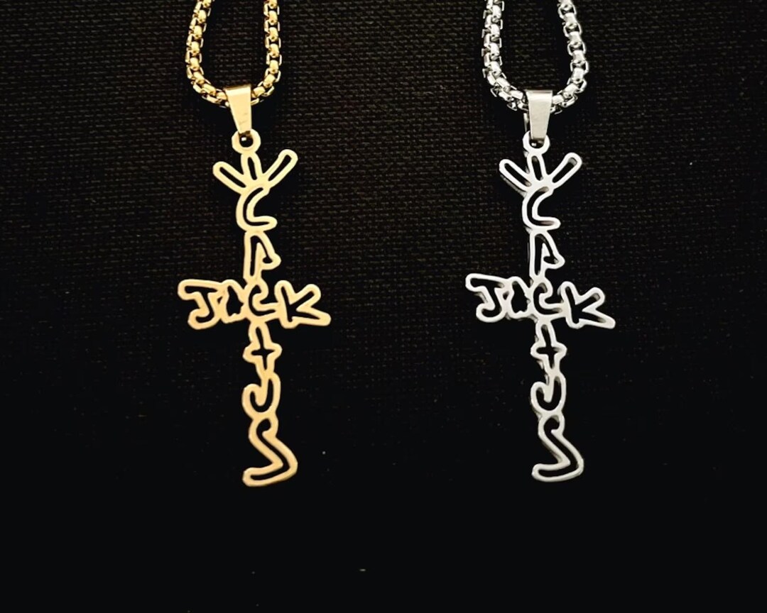 Travis Scott Cactus Jack Stainless Steel Necklace Astroworld Utopia ...