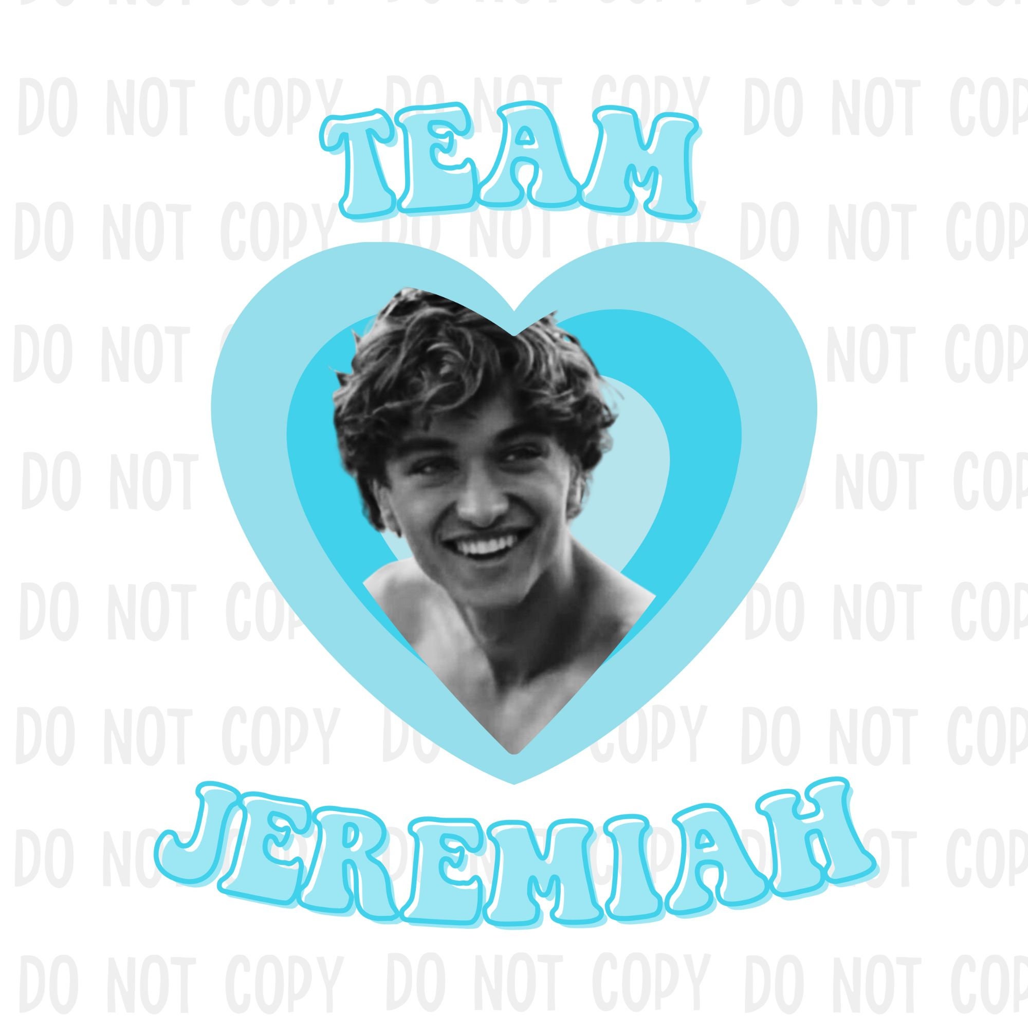 The Summer I Turned Pretty Team Jeremiah PNG Cousins Beach - Etsy