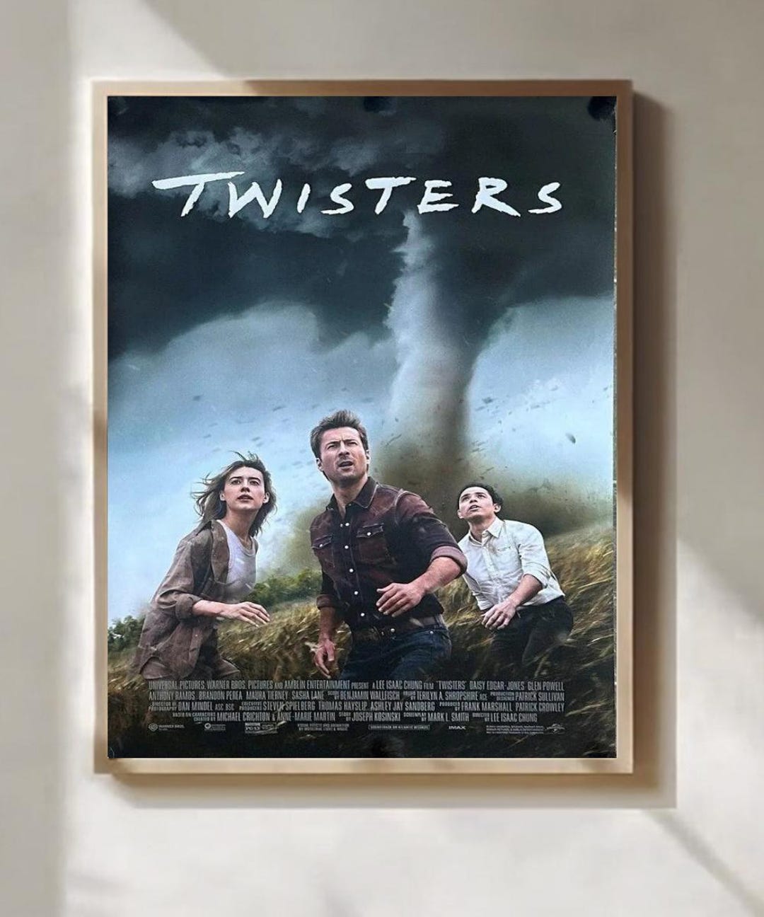Twisters 2024 Movie Poster Print, Disaster Film Wall Art Decor - Etsy