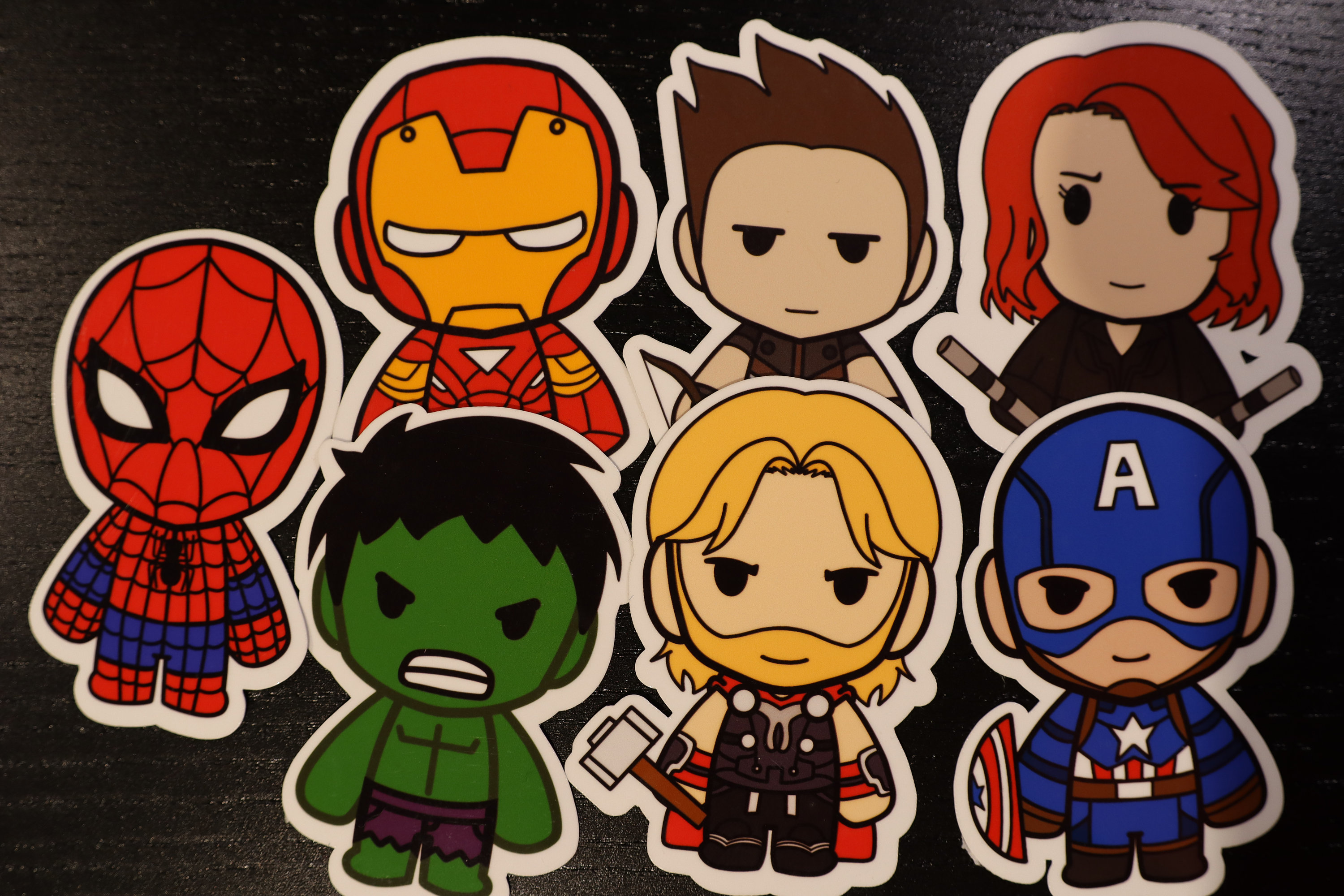 Cute Cartoon Avengers Drawings