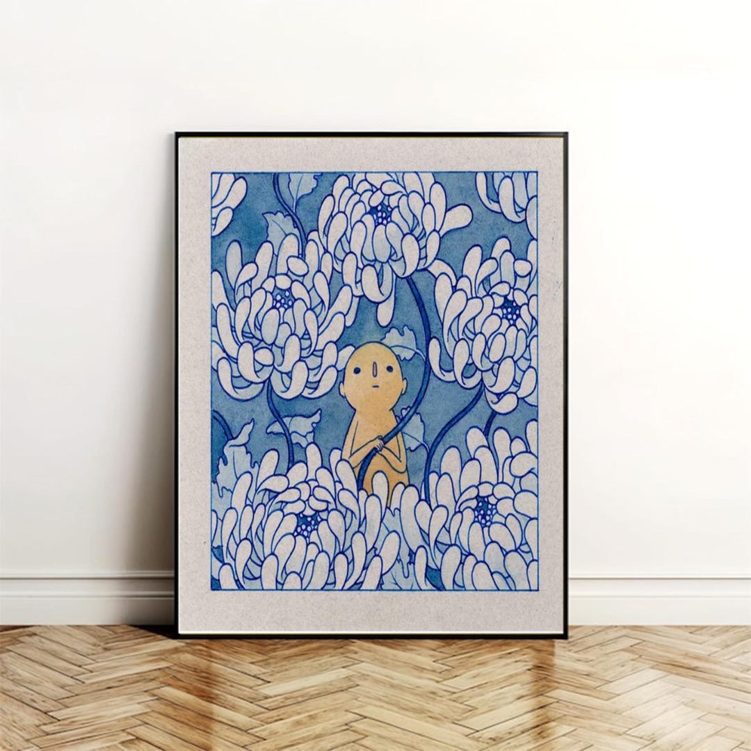 Watercolor Test (blue) Art Print Poster - Etsy