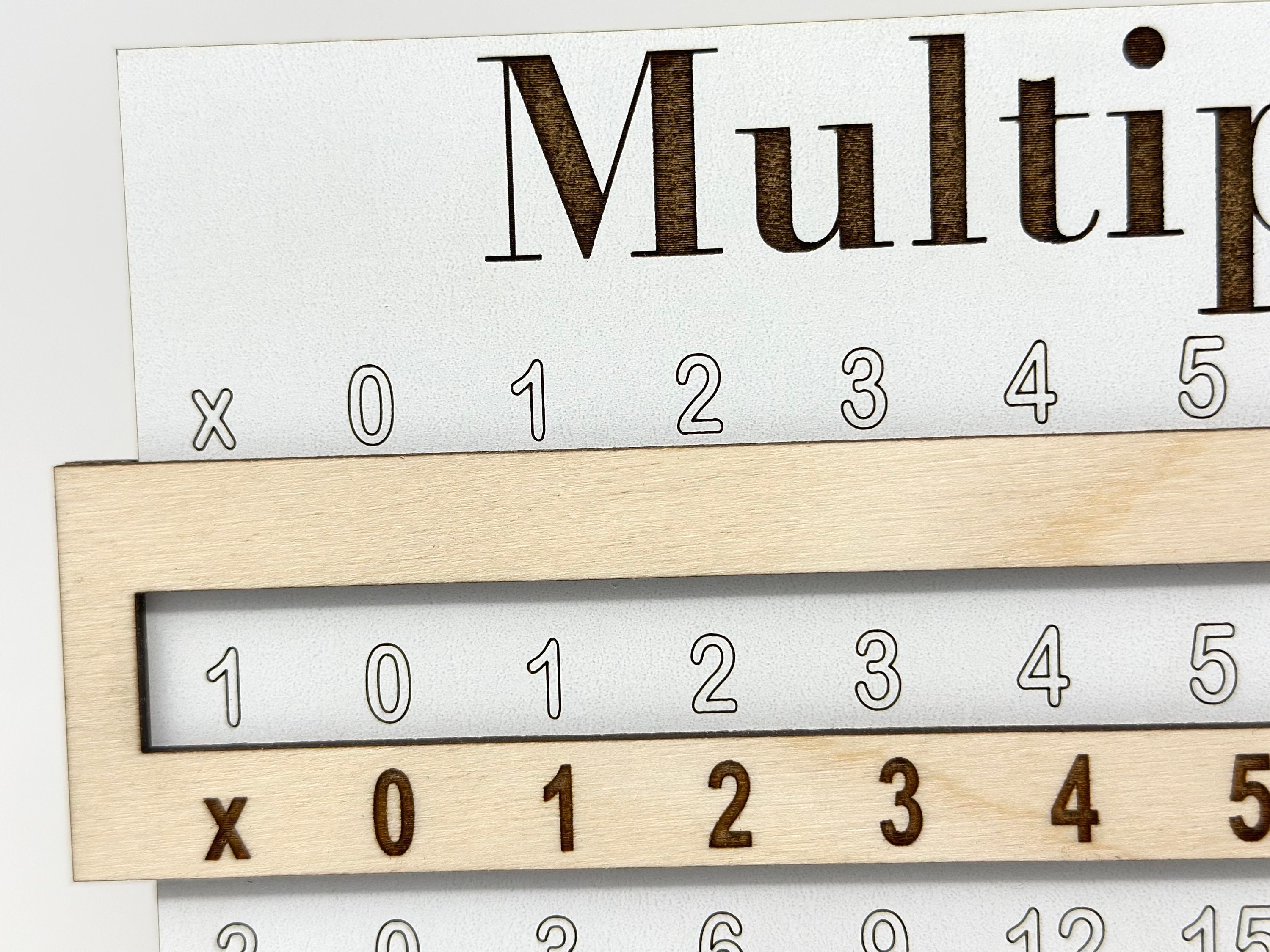 Multiplication Chart Math Board Homeschool Math Wood Math - Etsy
