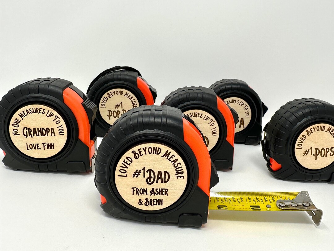 Personalized Measuring Tape Measure, No One Measures Up, Gift for Dad ...
