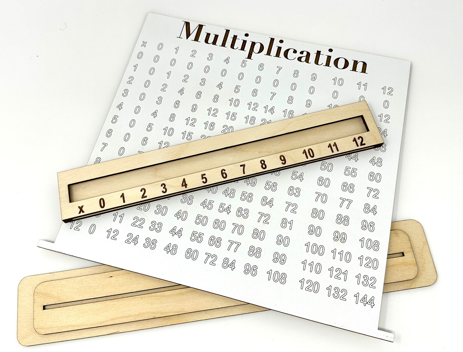 Multiplication Chart Math Board Homeschool Math Wood Math - Etsy